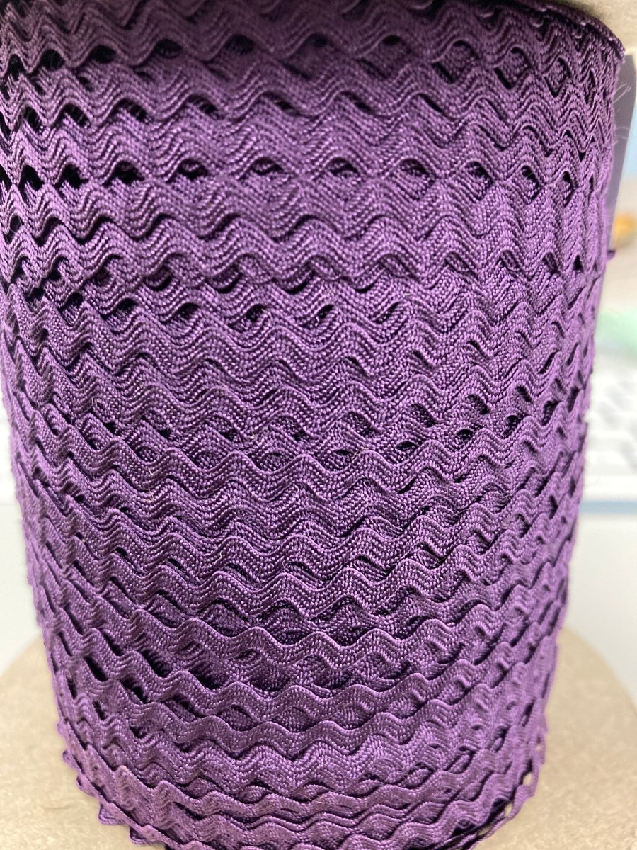 1/4" Bishops Purple Rick Rack