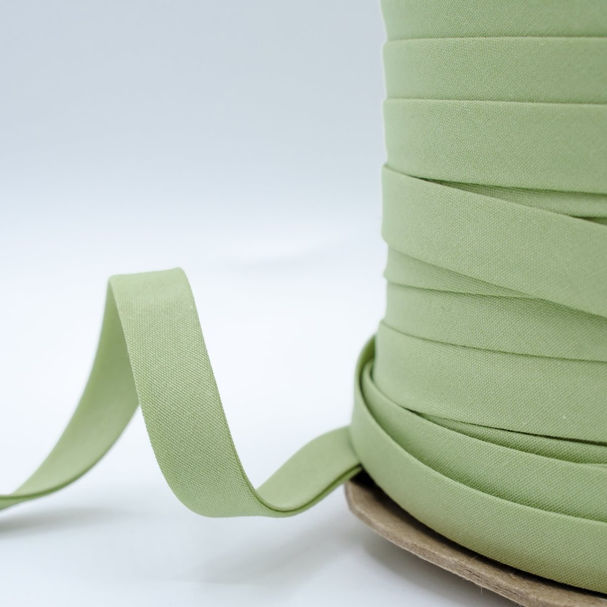 1" Kale Green Double Fold Bias Quilt Binding 50 YD