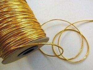 1/8" Metallic Gold Rope Braid Cording | Dove Originals Trims