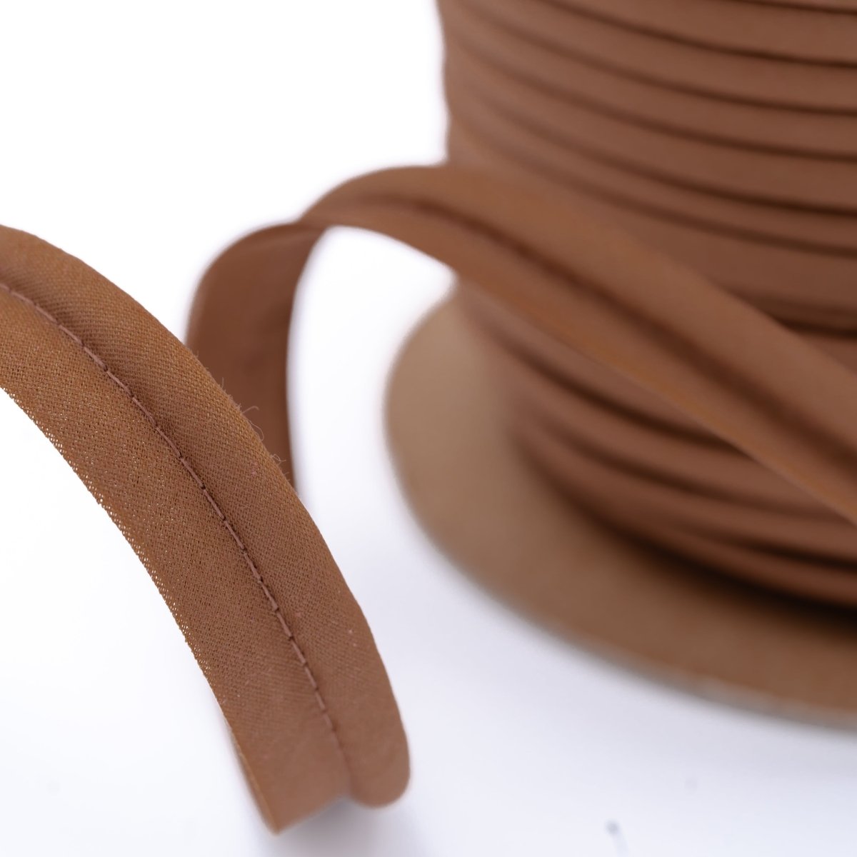 1/2" Bark Brown Double Fold Bias Tape