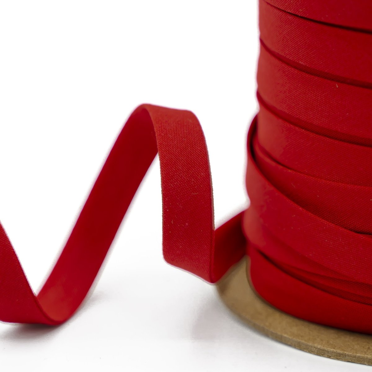 1/2" Cherry Red Double Fold Bias Tape