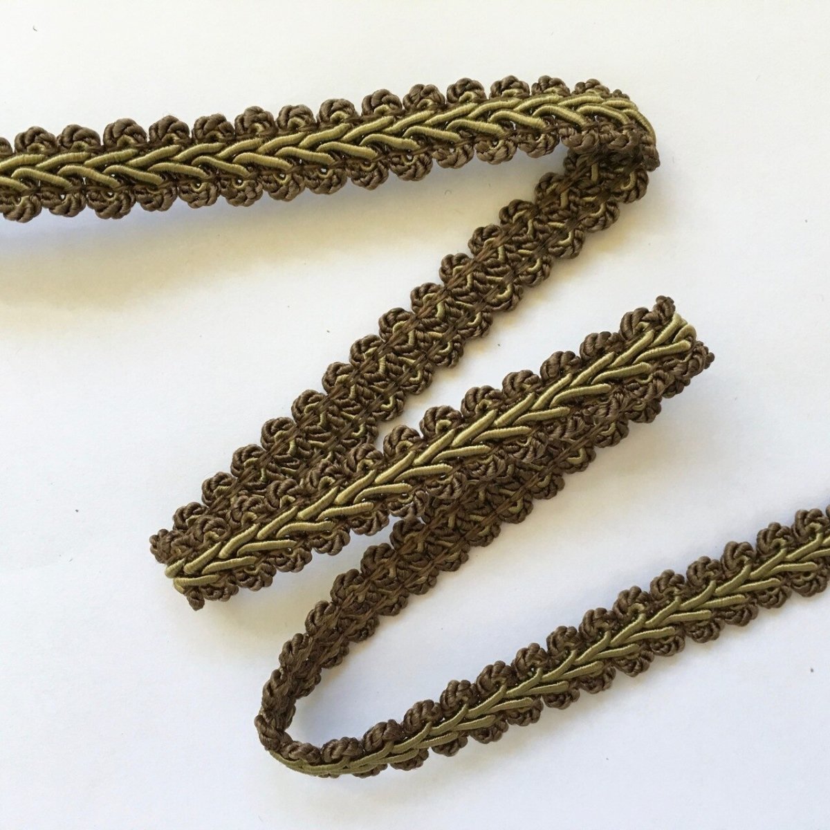 1/2" Latte French Gimp Trim PR08 Conso 18 YD