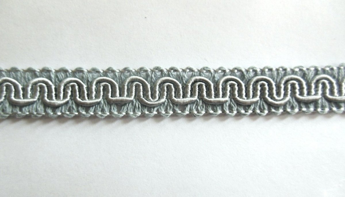 1/2" Light Grey Scroll Gimp