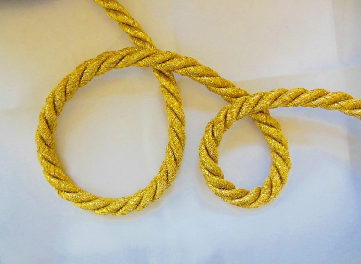 1/2" Metallic Gold Cording