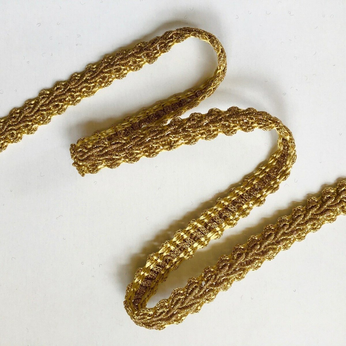 1/2" Metallic Gold Gimp Braid
