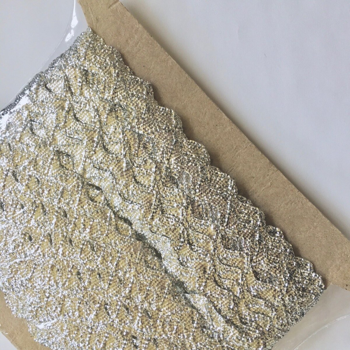 1/2" Metallic Silver Rick Rack