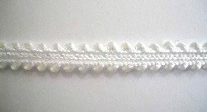 1/4" White Double Loop Braid 10 YD