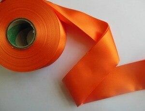 Orange Binding | Orange Satin Ribbon - 25 Yd Bulk Roll