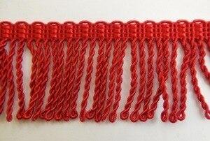 Red Bullion Narrow Fringe - 19 Yds | Dove Originals Trims