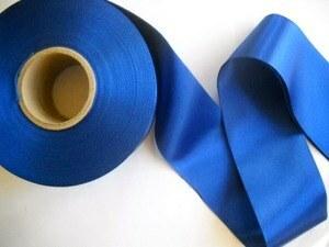2" Royal Blue Satin Blanket Binding 25 YD Bulk Roll