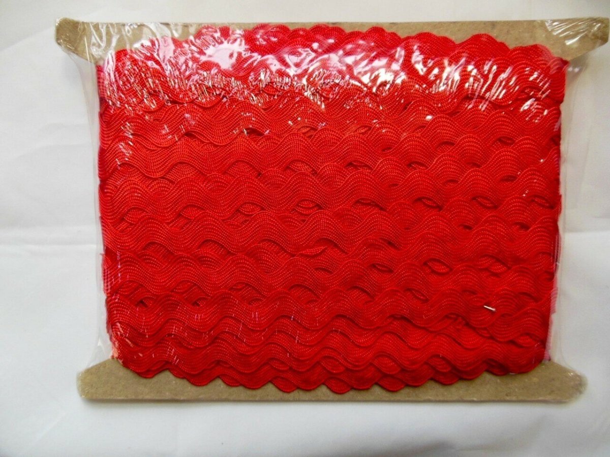 3/4" Red Rick Rack