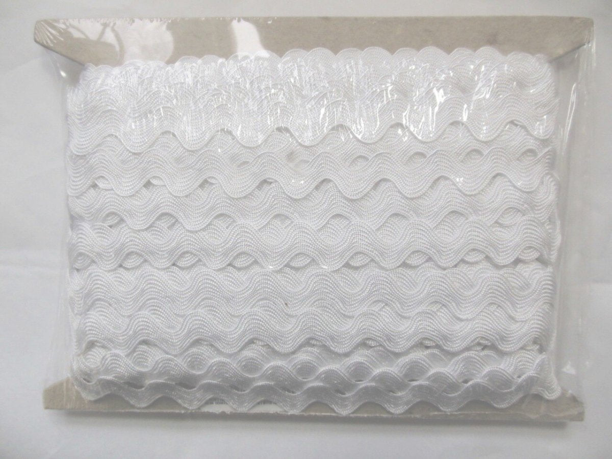 3/4" White Rick Rack