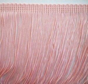 6" Pink Chainette Fringe By The Yard