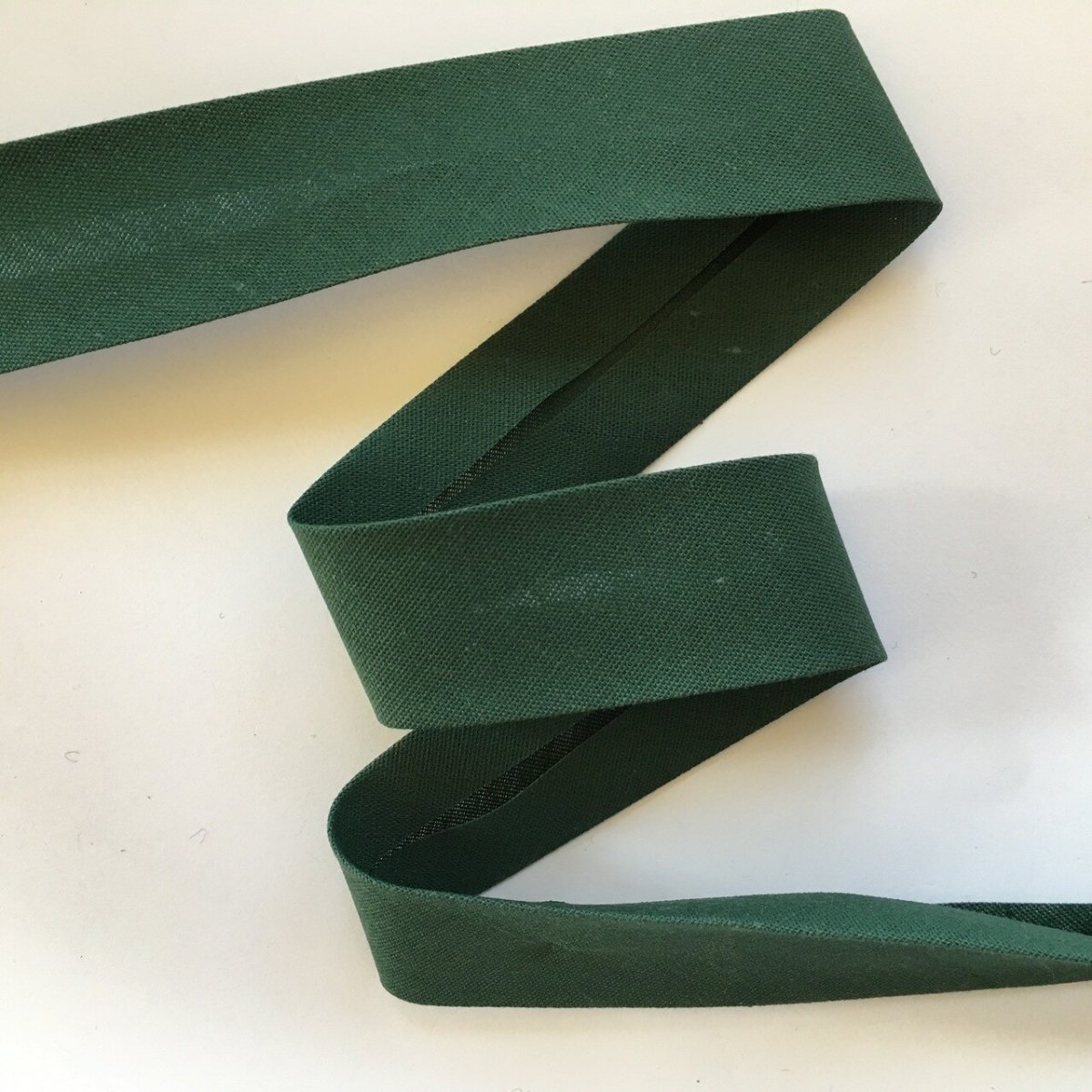 7/8" Hunter Green Double Fold Bias Quilt Binding 50 YD