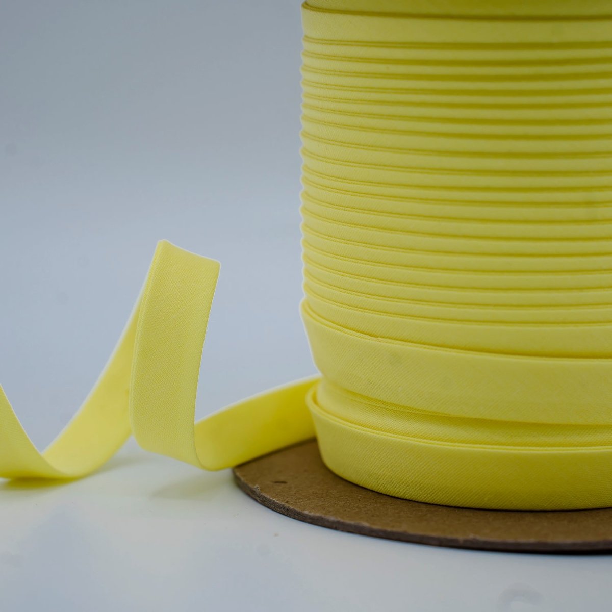 7/8" Yellow Double Fold Bias Quilt Binding 50 YD