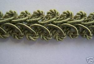 Conso French Gimp Braid Green Mist L47 1/2" 18 Yds