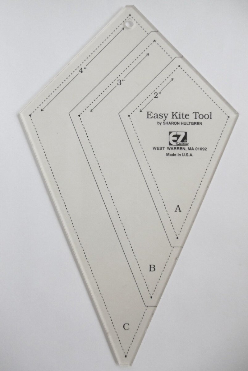 Easy Kite Tool Acrylic Ruler by Sharon Hultgren