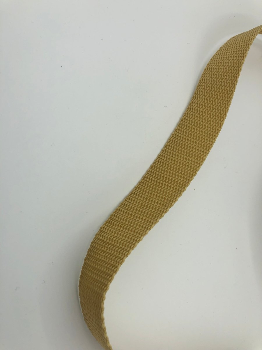 1" Antique Gold Webbing 15 Yards Simplicity