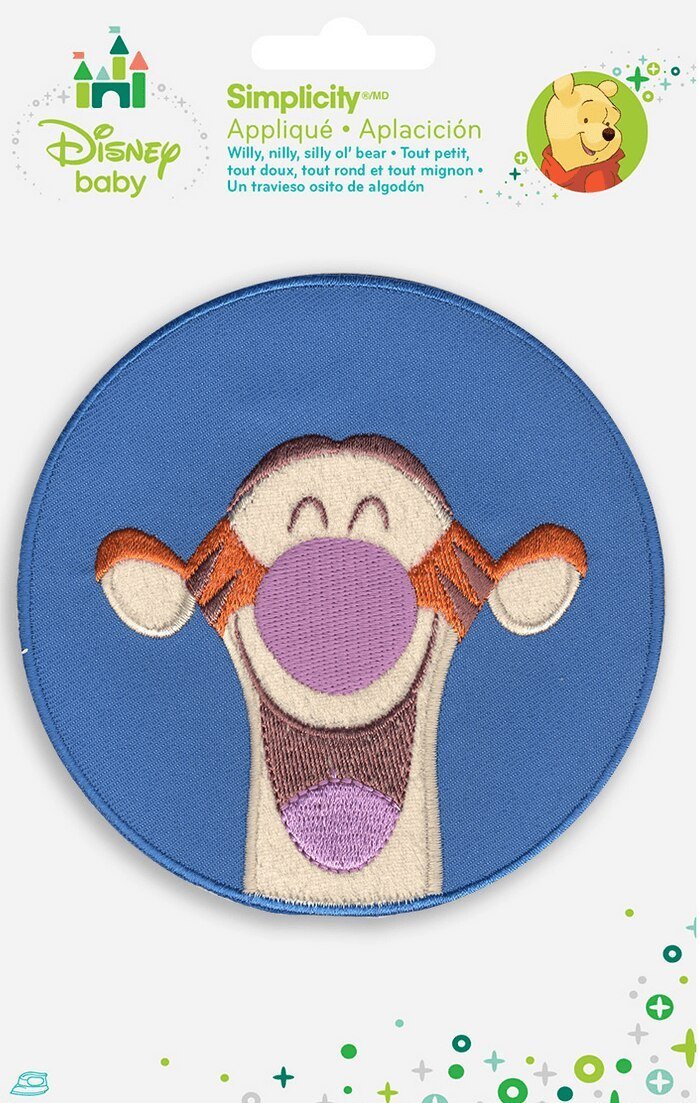 Tigger Sleeping Applique I/O Disney Winnie the Pooh 41/4" X 41/4"